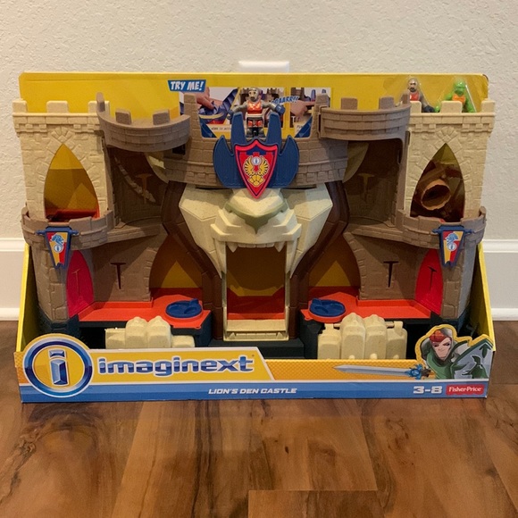Fisher-Price | Toys | New 24 Fisher Price Imaginext Lions Den Castle ...
